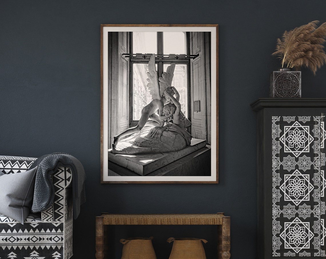 Cupid and Psyche Poster Print // Amore E Psiche Louvre Paris - Etsy