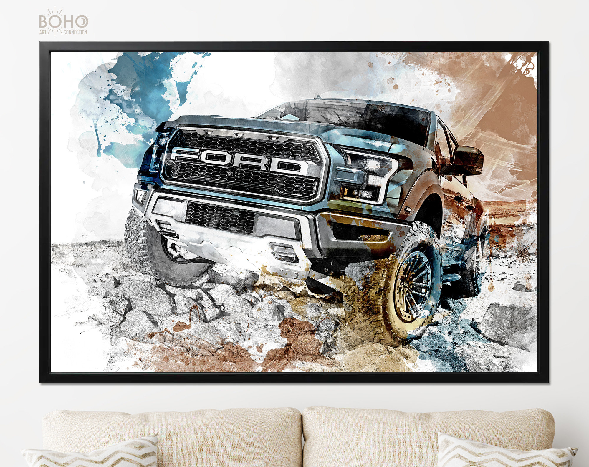 Ford F150 Print // Ford F-150 Raptor // Poster Wall Decor - Etsy