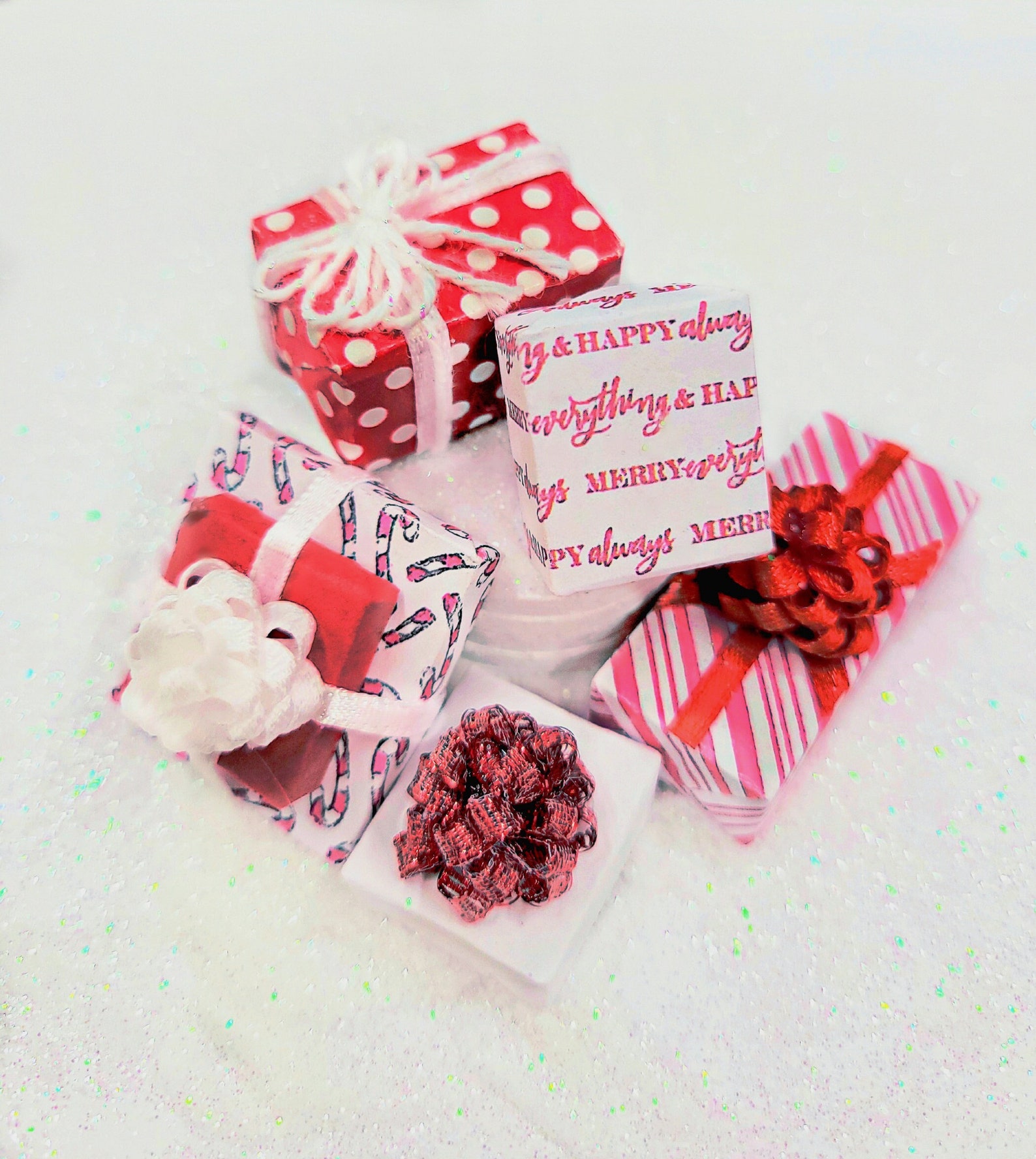 Miniature Christmas Presents for Dollhouses in 1:12 Scale - Etsy