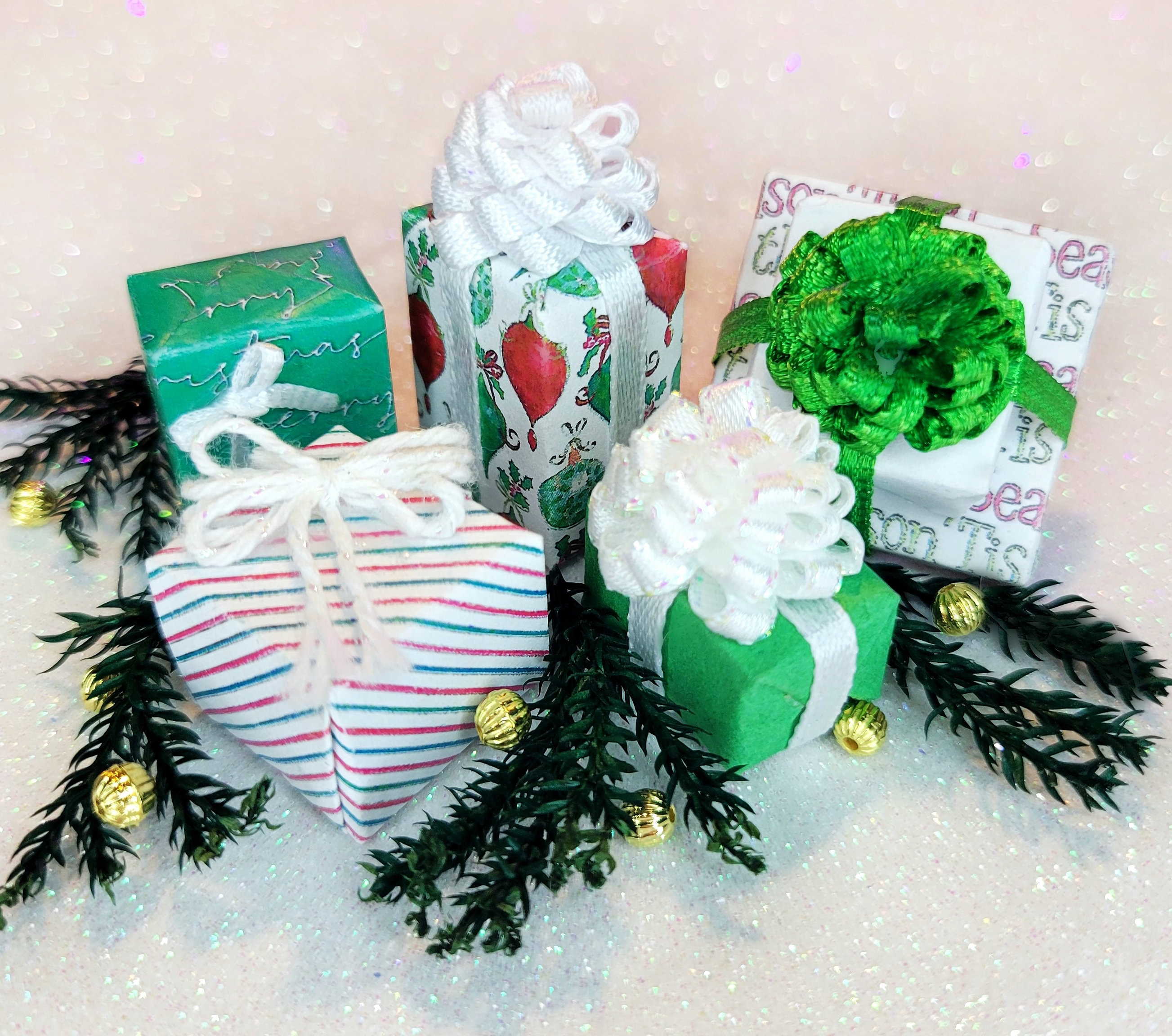 Miniature Christmas Presents for Dollhouses in 1:12 Scale - Etsy