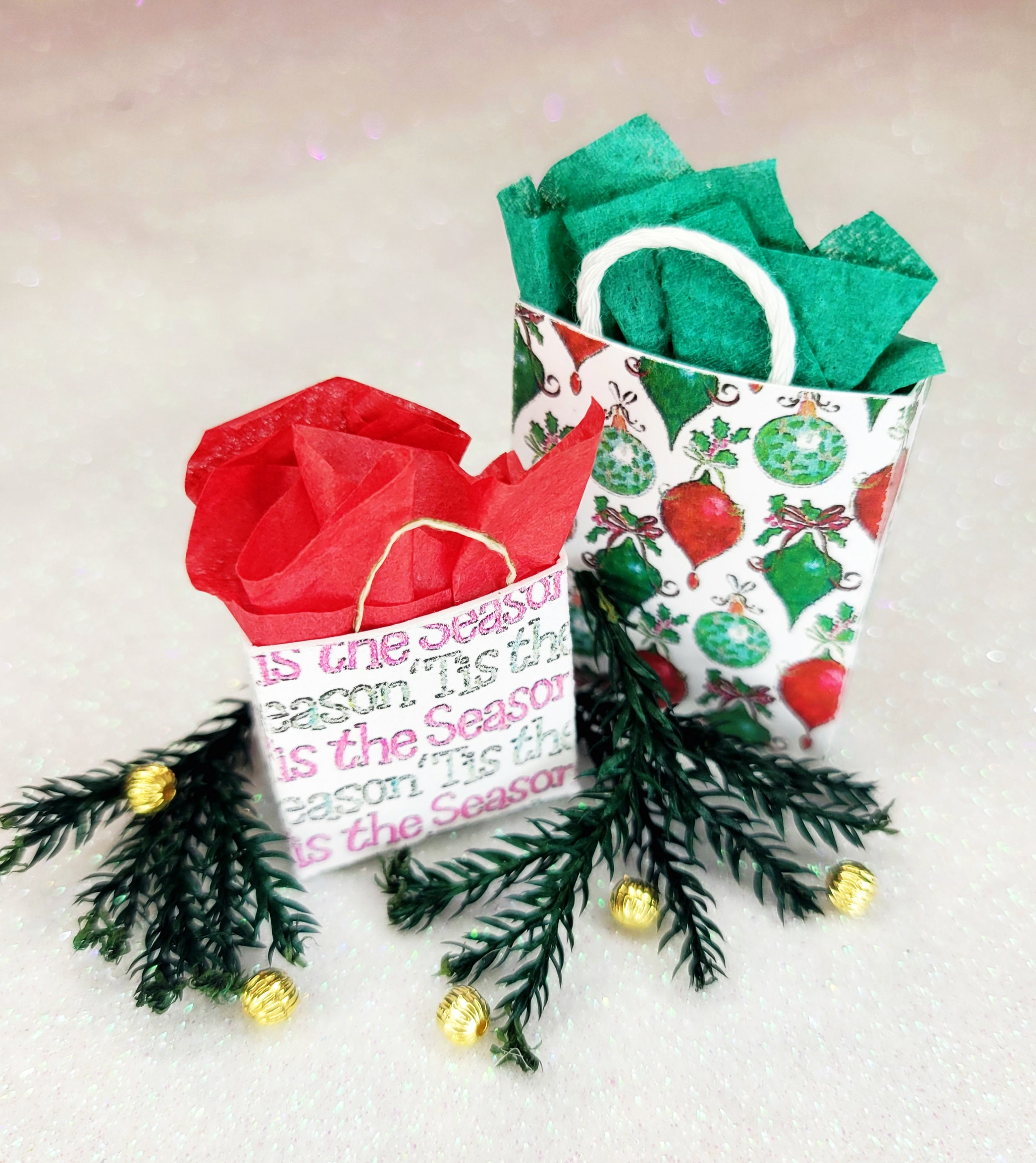 Miniature Christmas Presents for Dollhouses in 1:12 Scale - Etsy
