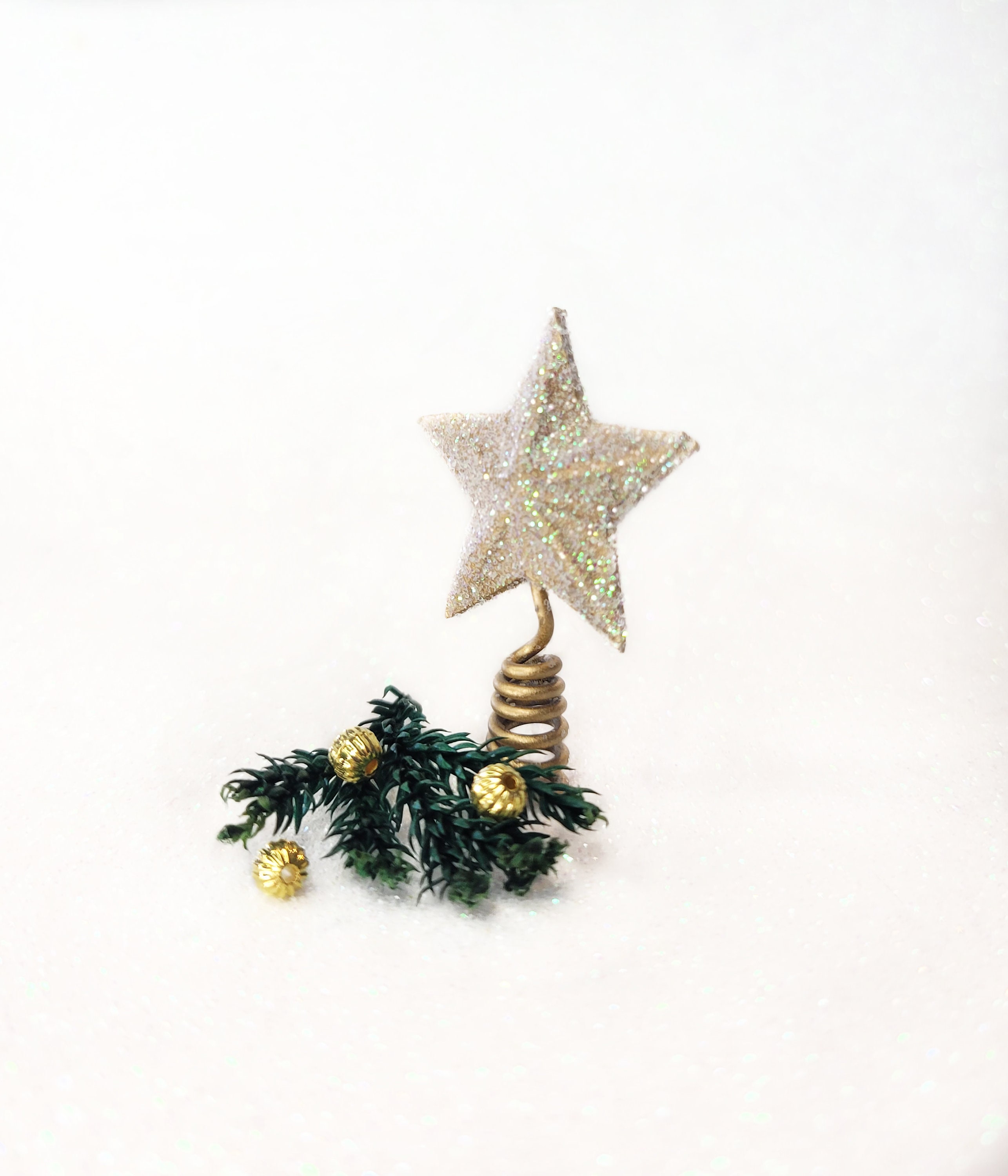 Miniature Dollhouse Christmas Tree Star - Etsy