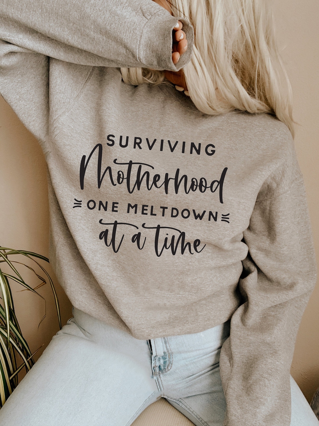 Surviving Motherhood One Meltdown Svg, Self Gift Svg, Mom Svg, Funny ...