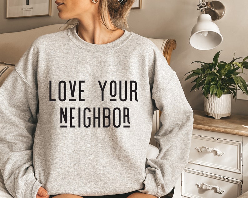Love Your Neighbor Svg, Religious Svg Quote, Be Kind Svg, Christian Svg ...