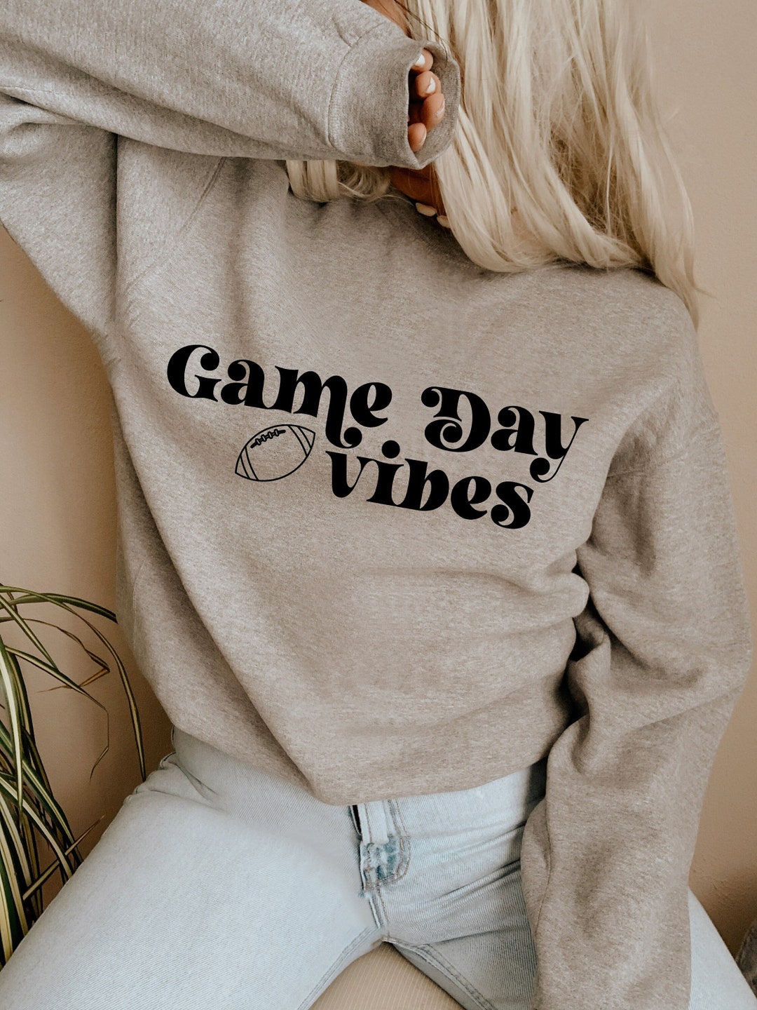 Game Day Vibes Svg, Football Quote Svg, Football Svg for Cricut, Hooray ...