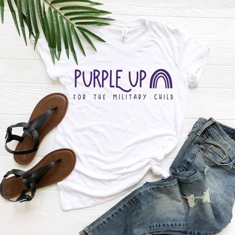 Military Child Svg Purple Up Advocate Svg Purple up for - Etsy