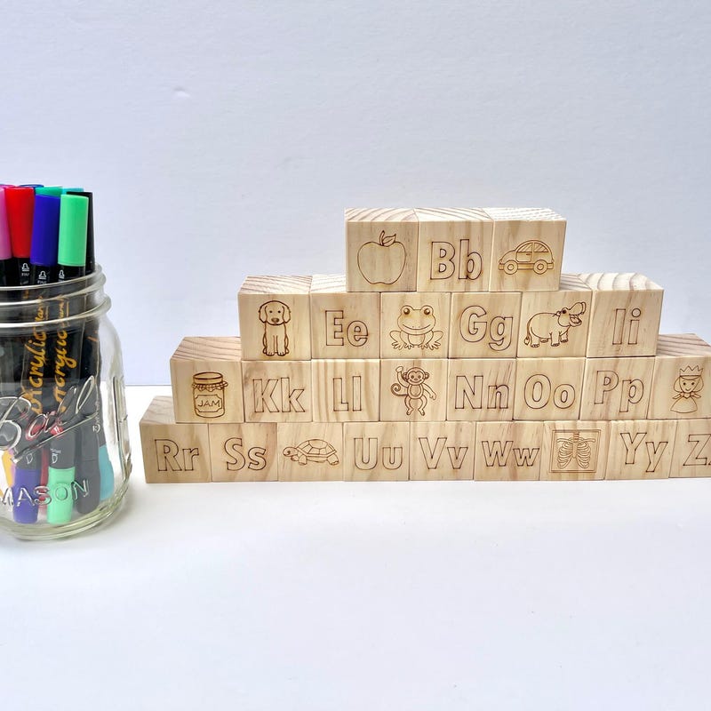 Abc Blocks - Etsy
