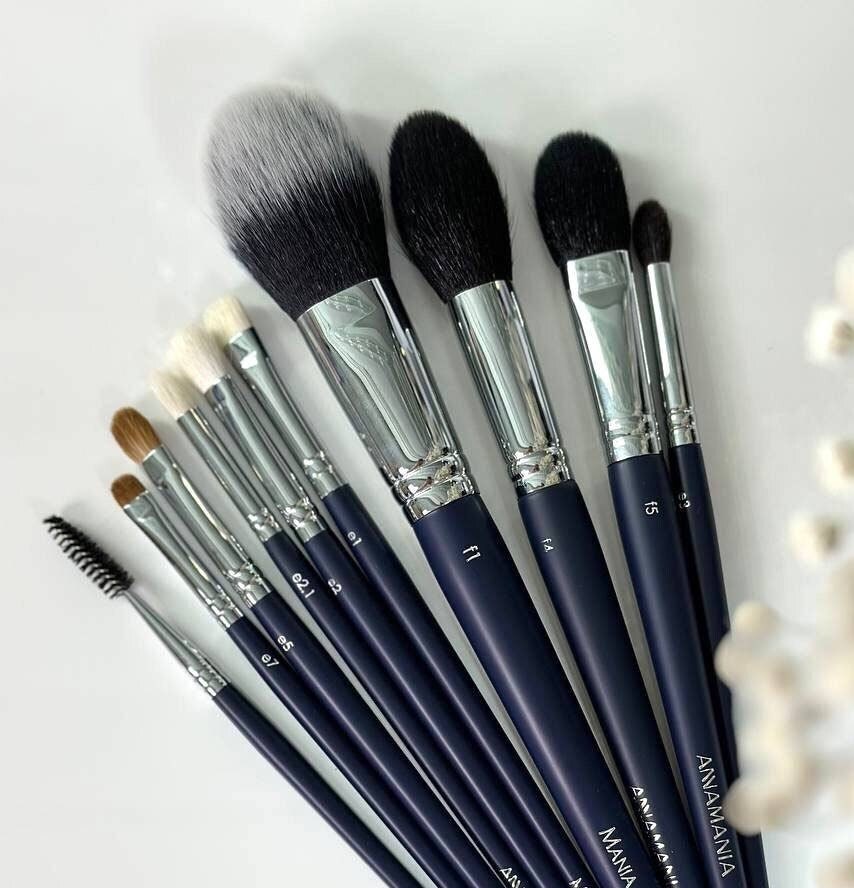 Essential Brush Set 10 Pieces Face and Eye Brush Set - Etsy