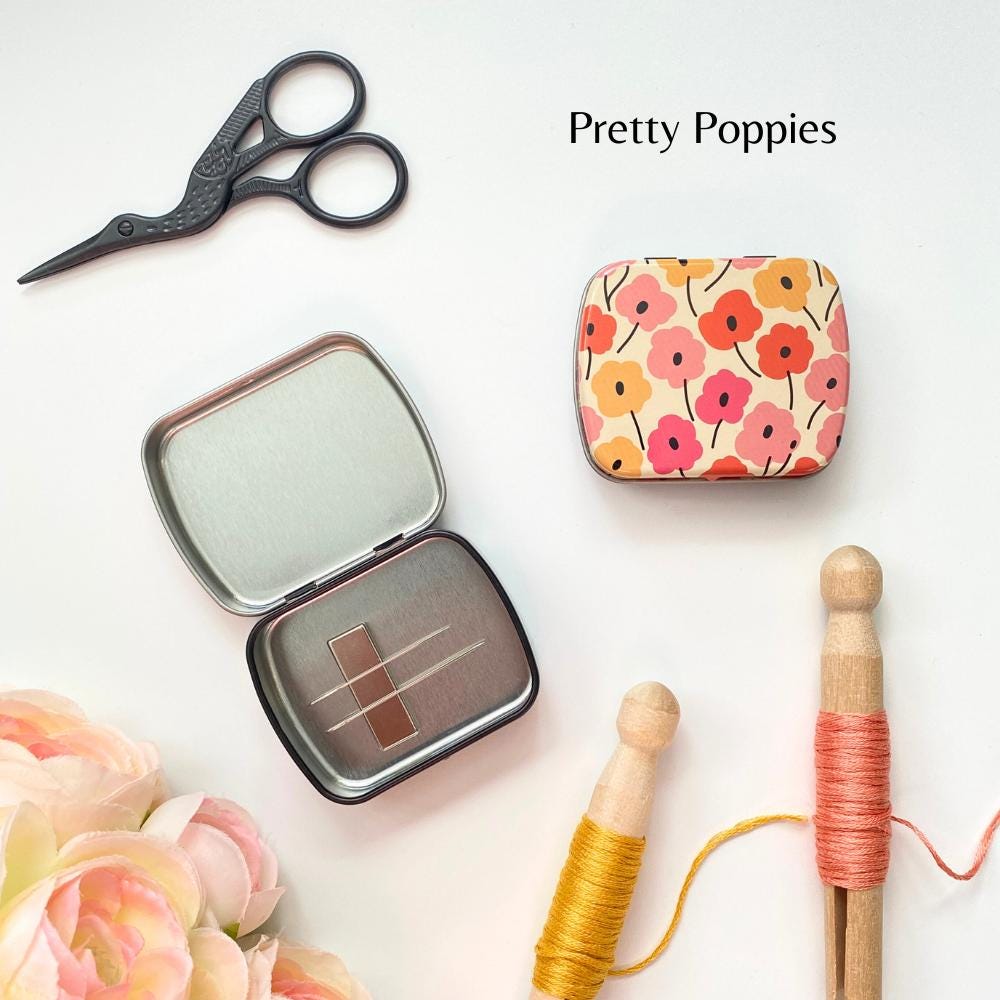 Magnetic Needle Case: NEW DESIGNS! Wide Travel Needle Storage for ...