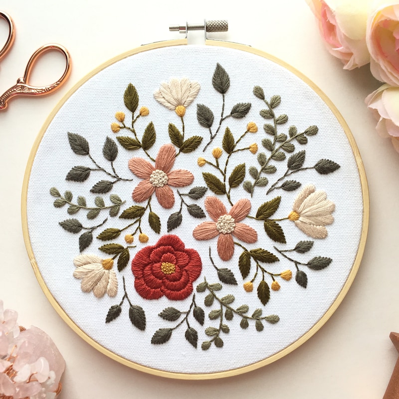Hand Embroidery Kit - Etsy