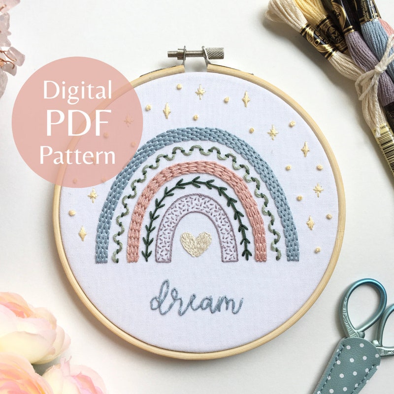 Hand Embroidery Patterns - Etsy