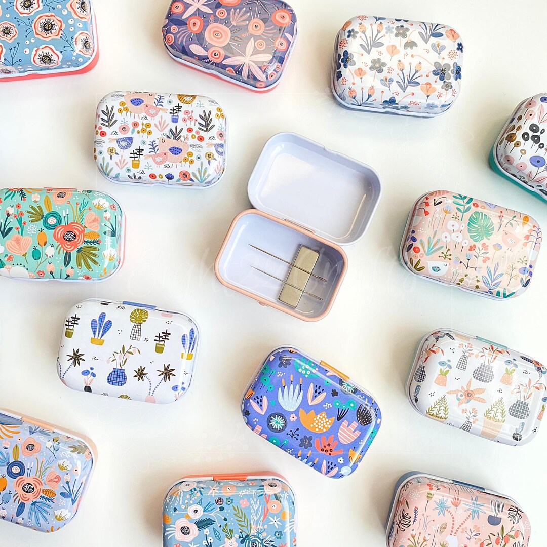 Magnetic Floral Needle Case FULL STOCK: Travel Needle Case for ...