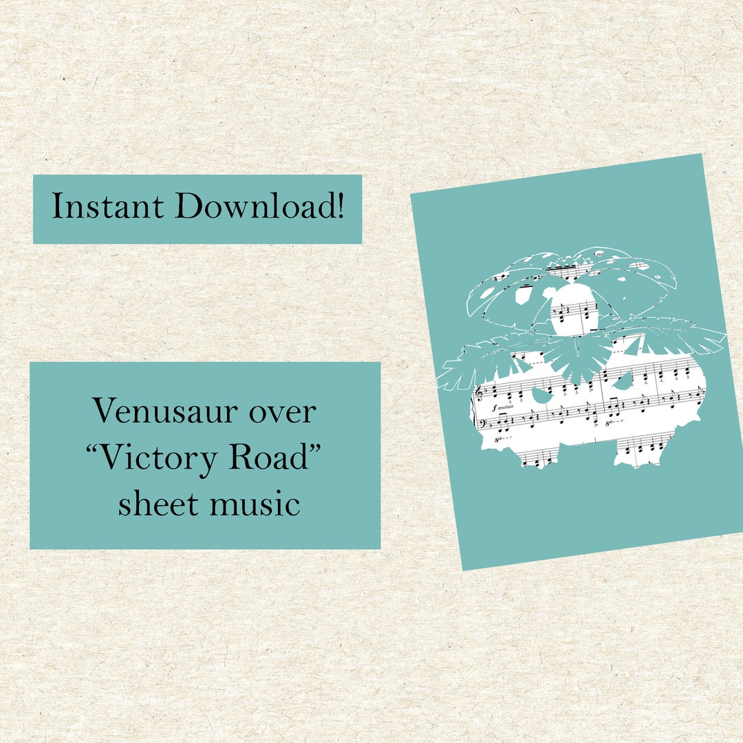 Pokemon: Kanto's Victory Road, Venusaur Graphic - Etsy