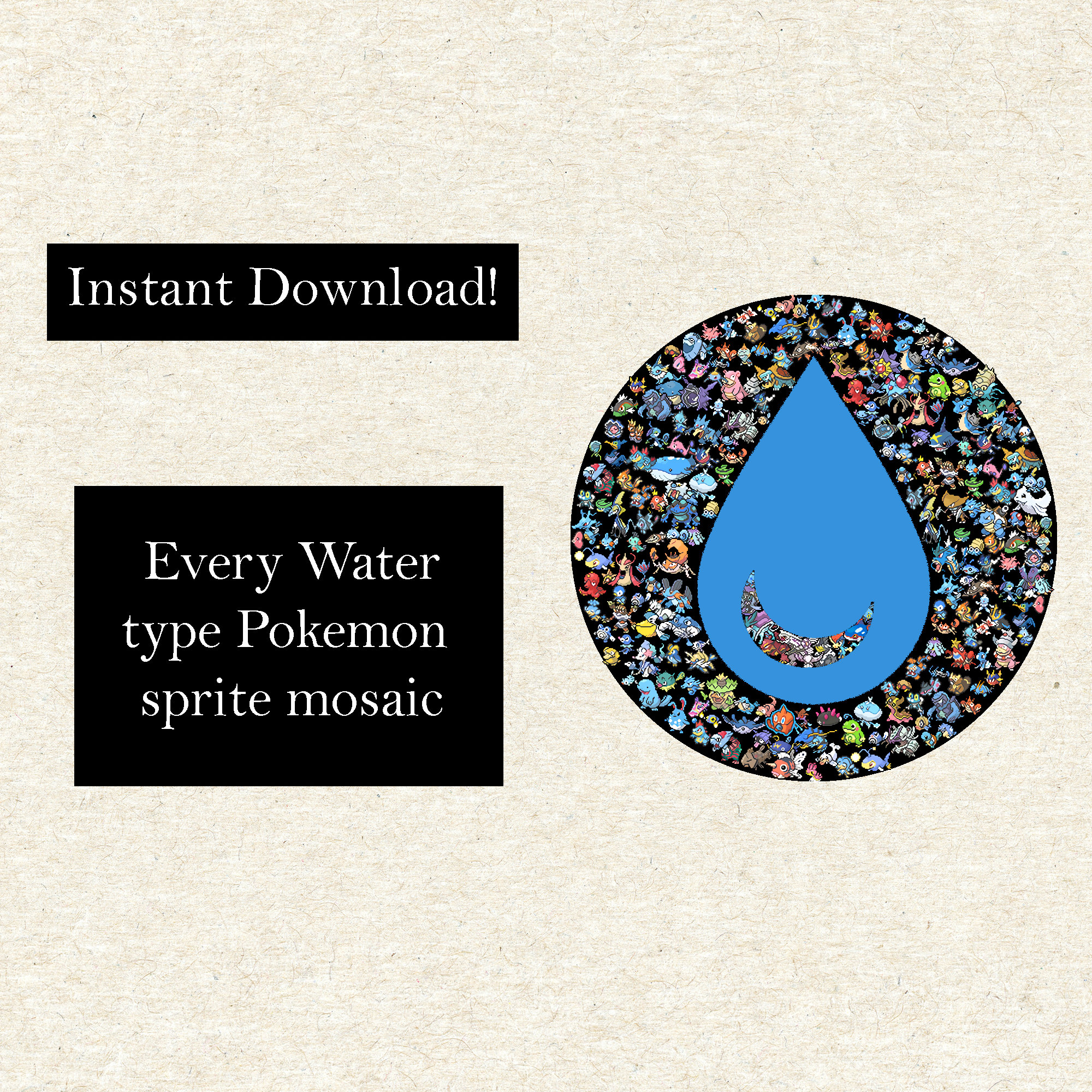 Pokemon Water Symbol