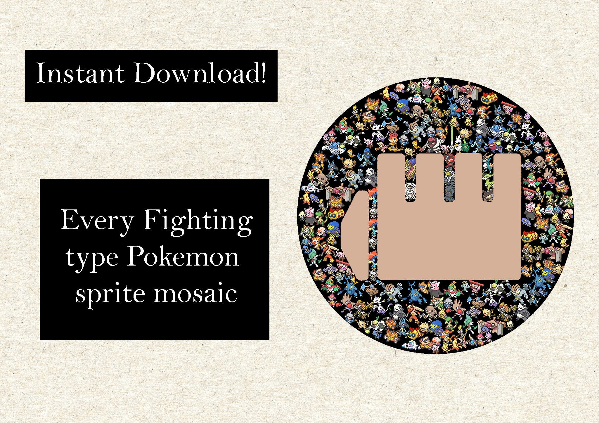 Pokemon Fighting Symbol