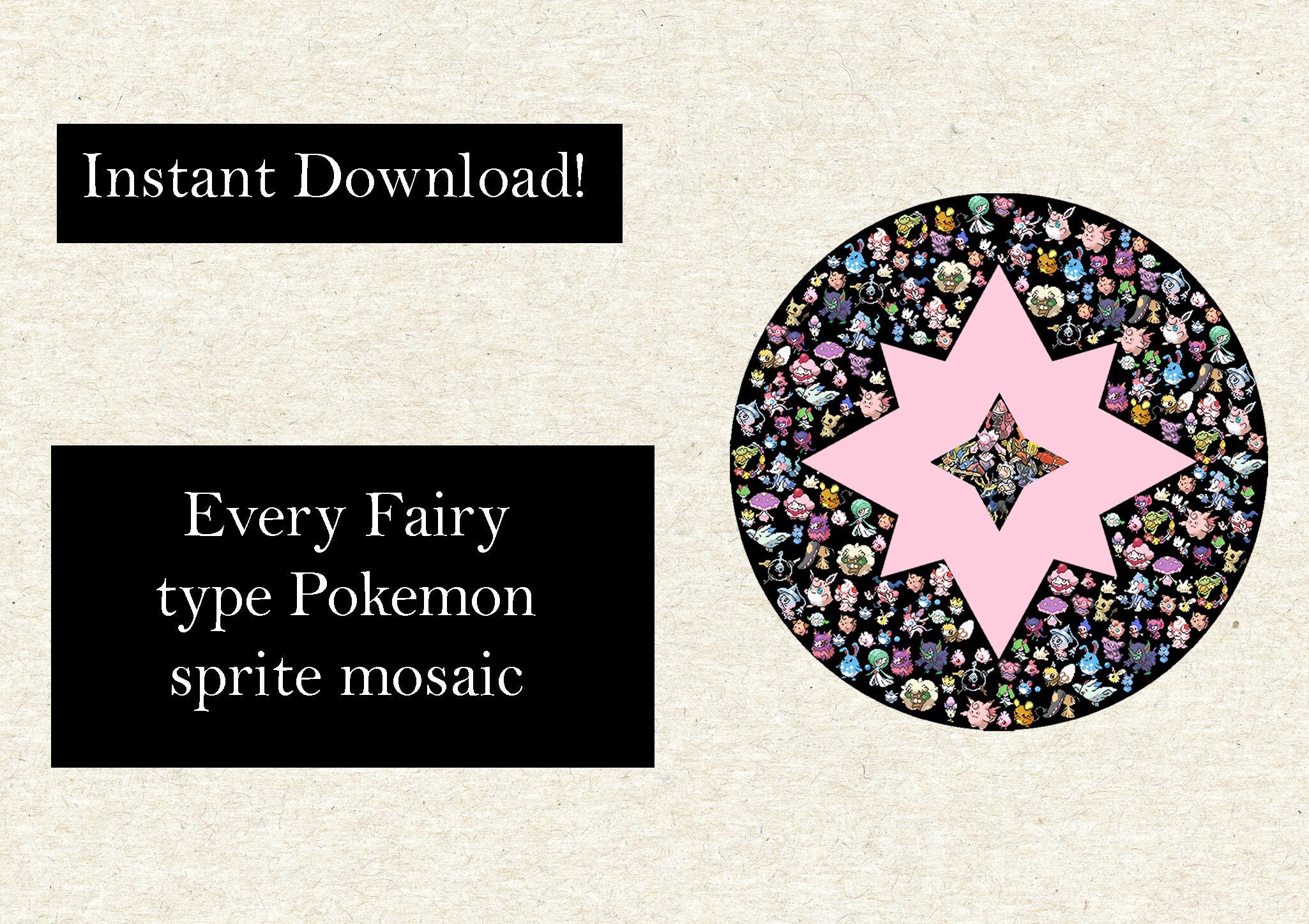 Fairy Type Pokemon Symbol