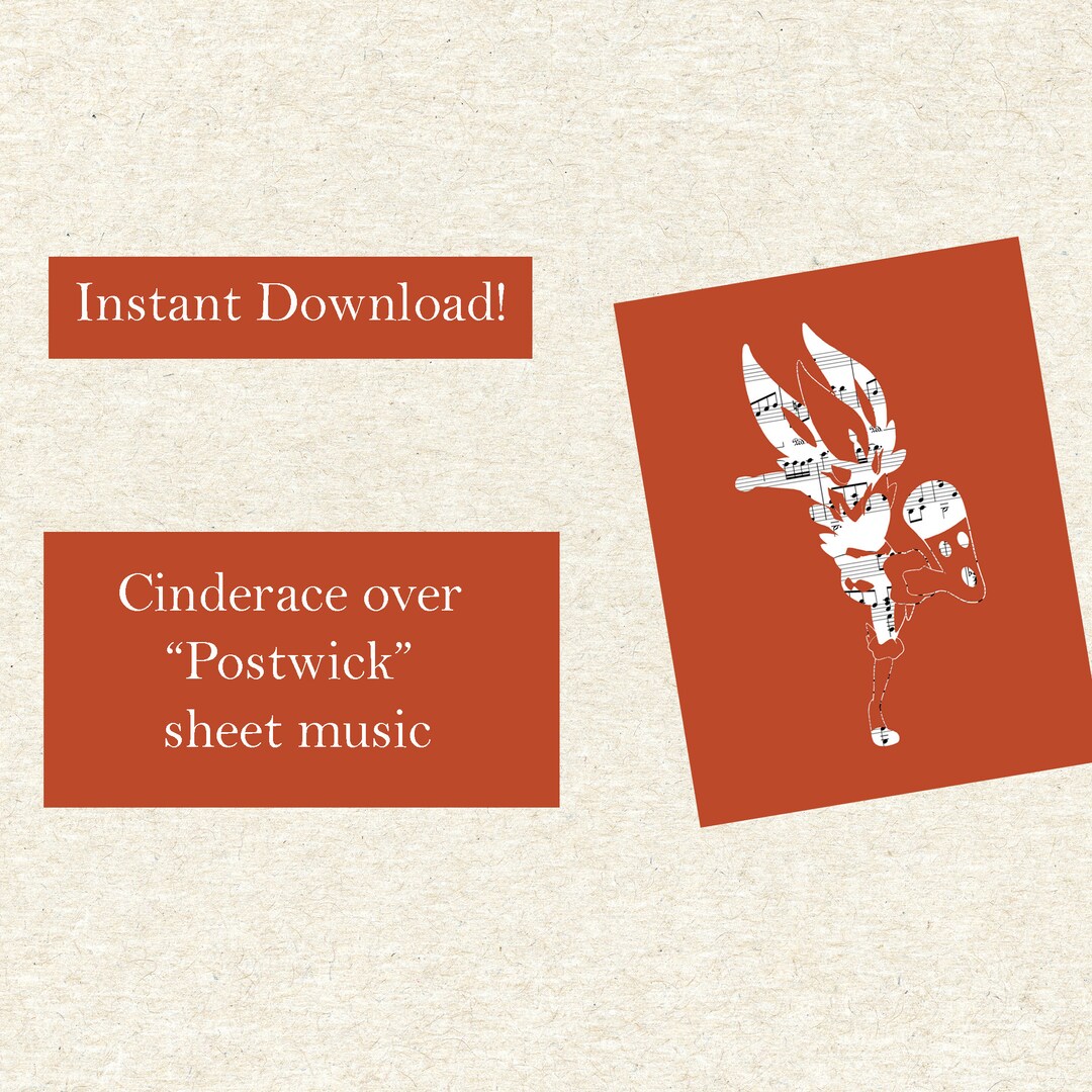 Pokemon: Postwick Cinderace Graphic - Etsy