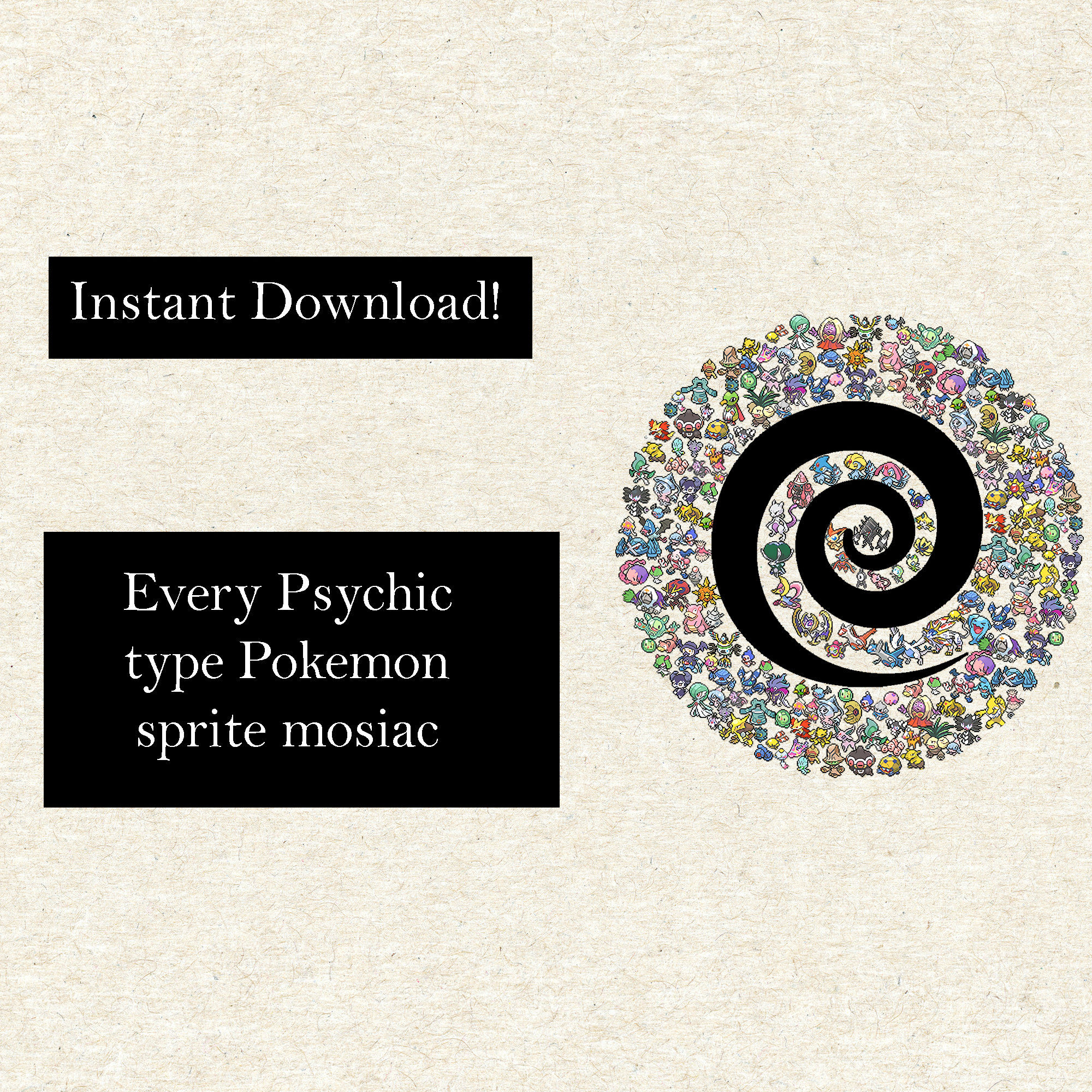 Pokemon Psychic Type Symbol
