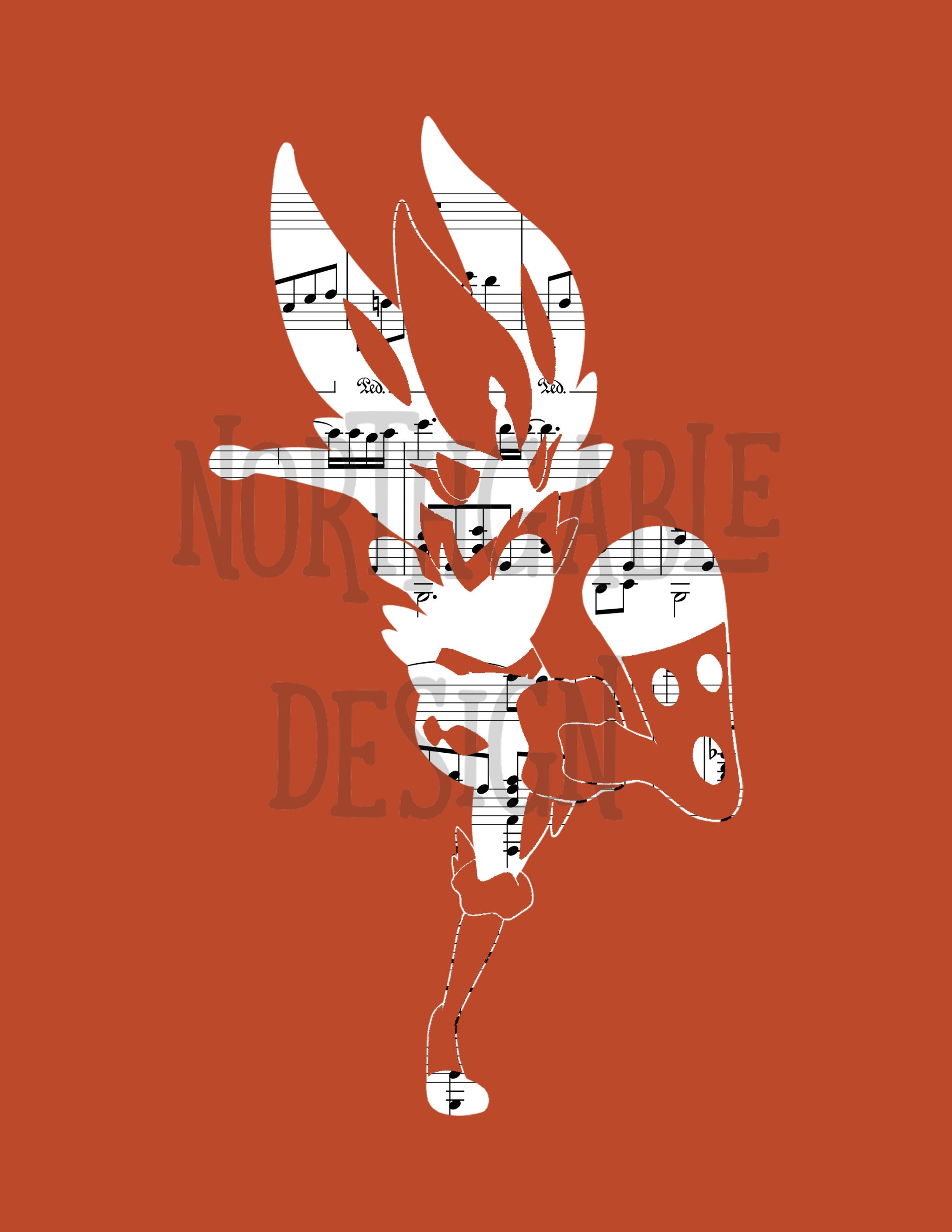 Pokemon: Postwick Cinderace Graphic - Etsy