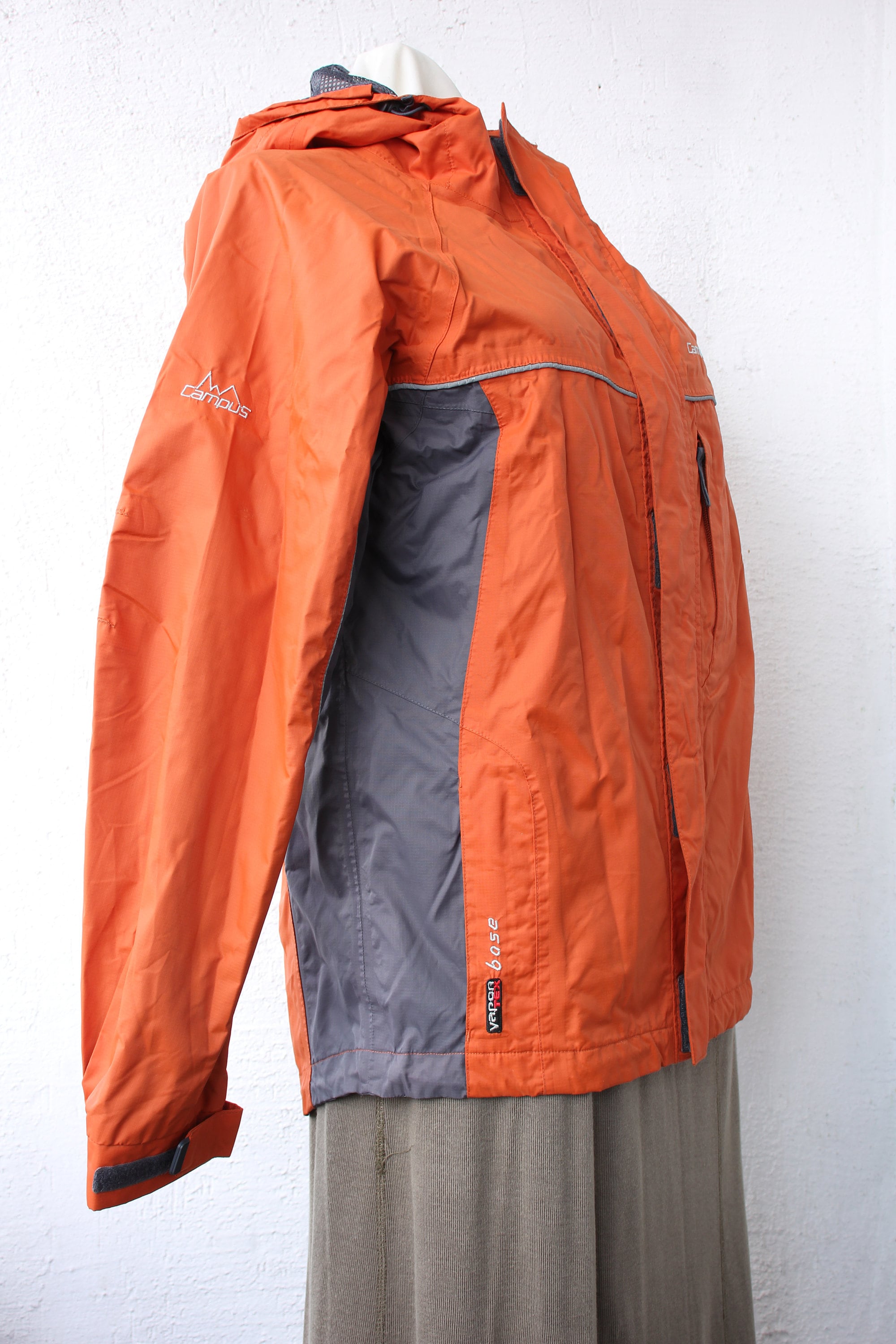 CAMPUS Jacket, 90s Rust Windbreaker Jacket, Unisex Windbreaker Jacket ...