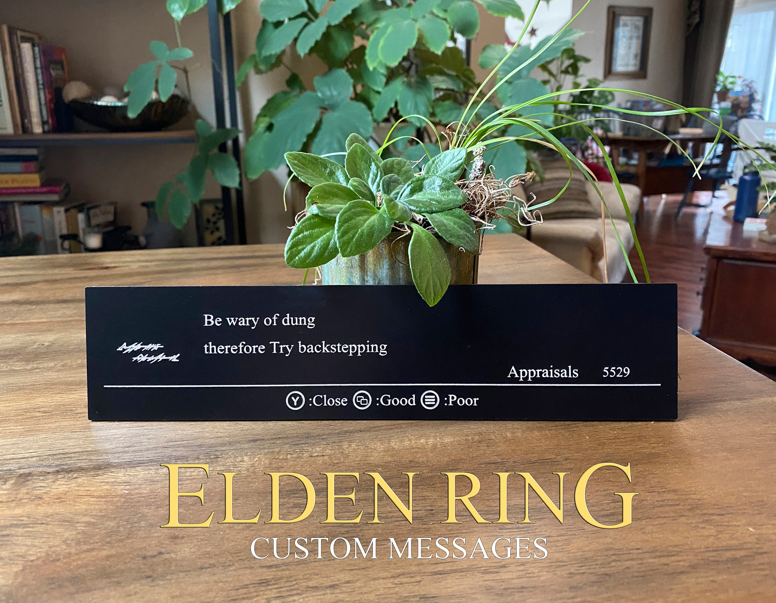 Elden Ring Custom Messages / Signs Gaming - Etsy