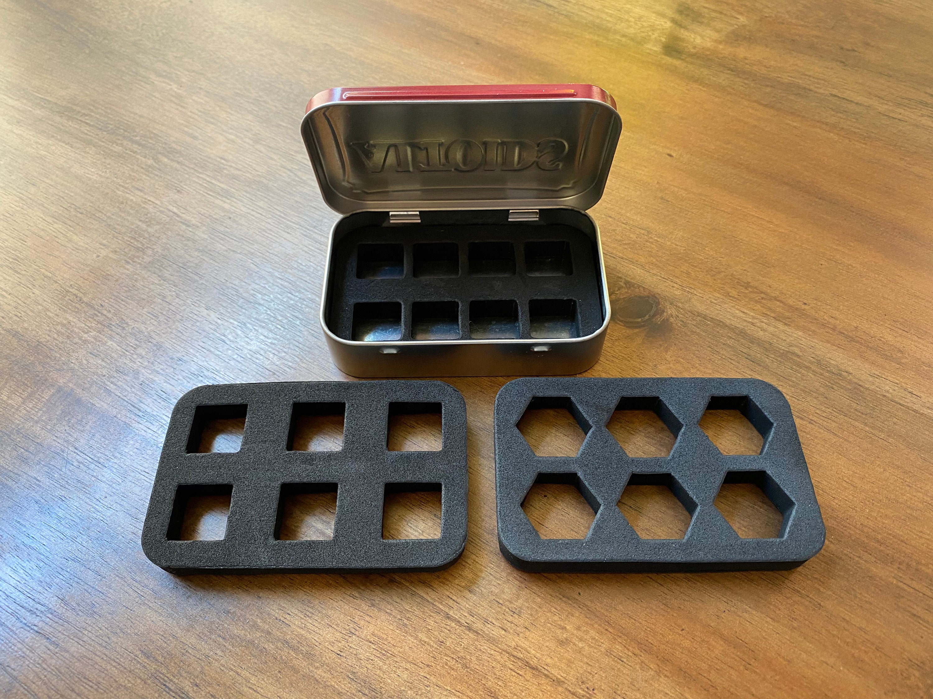 Altoid Dice Insert Foam DnD dice set D20 D6 | Etsy