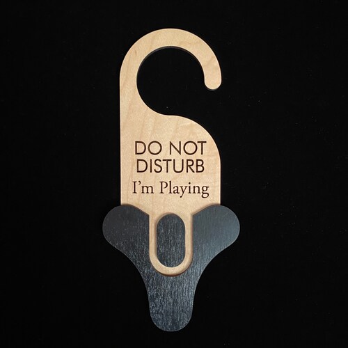 Do Not Disturb Playing Destiny Door Hanger Etsy