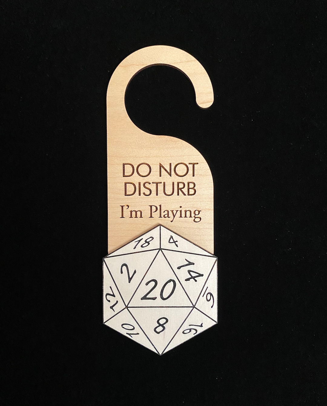 Do Not Disturb - Playing Dungeons and Dragons - D20 - Door Hanger - Etsy