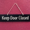 Please Keep Door Closed When AC is on Vinyl Decal | Window Sticker ...