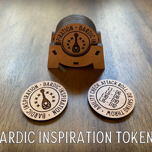 Bardic Inspiration Token - Etsy