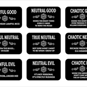 Dnd Alignment Dice Tins - Altoid Sized - Dice Holder - Etsy