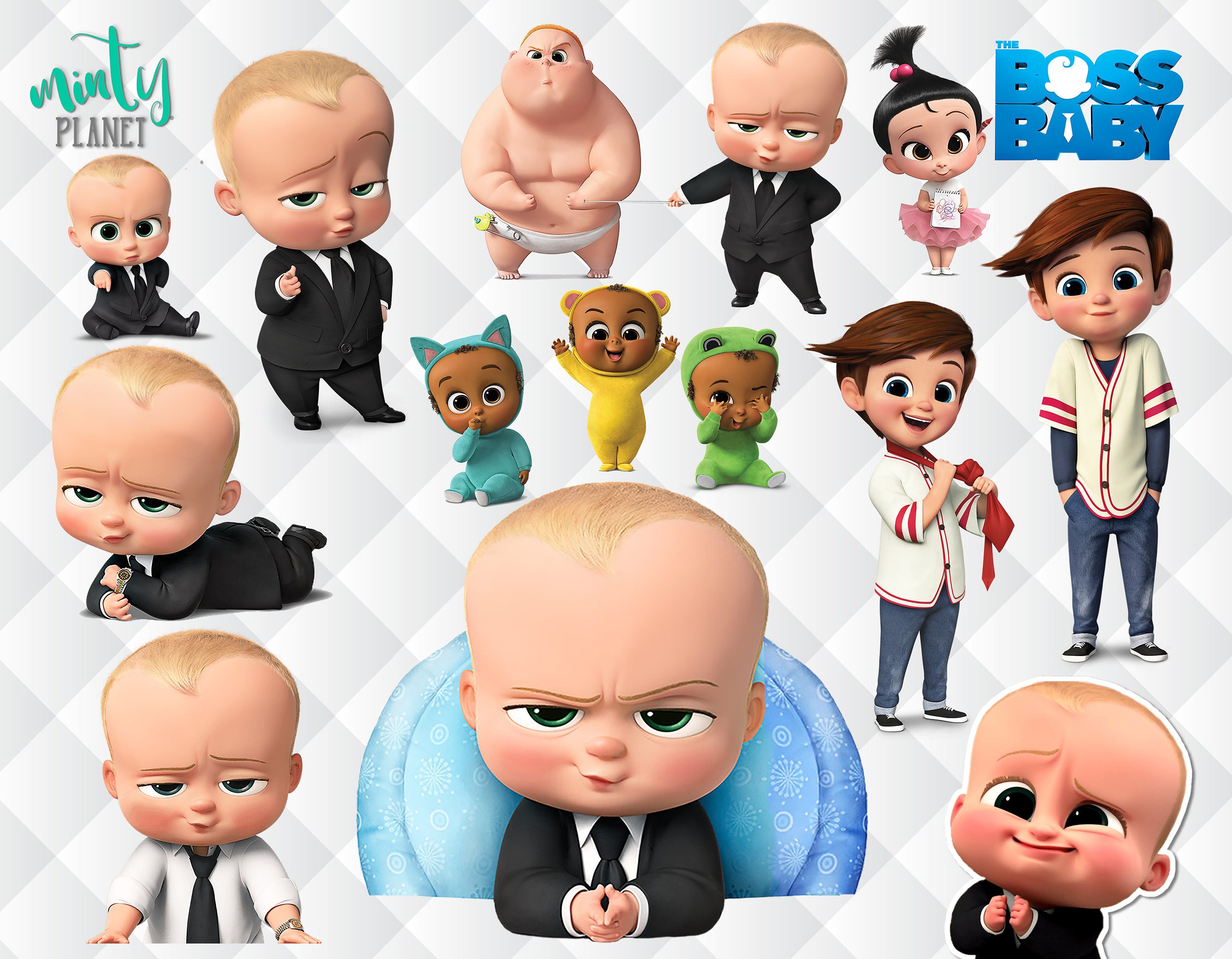 The Boss Baby Clipart Boss Baby Clip art full quality | Etsy