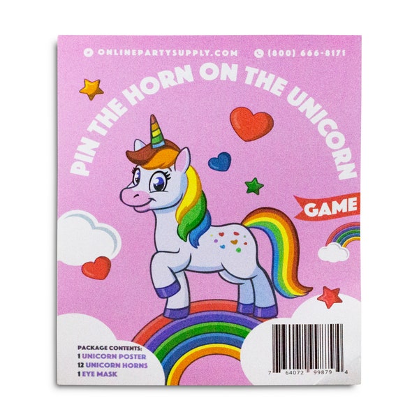 Pin the Horn on the Unicorn - Etsy