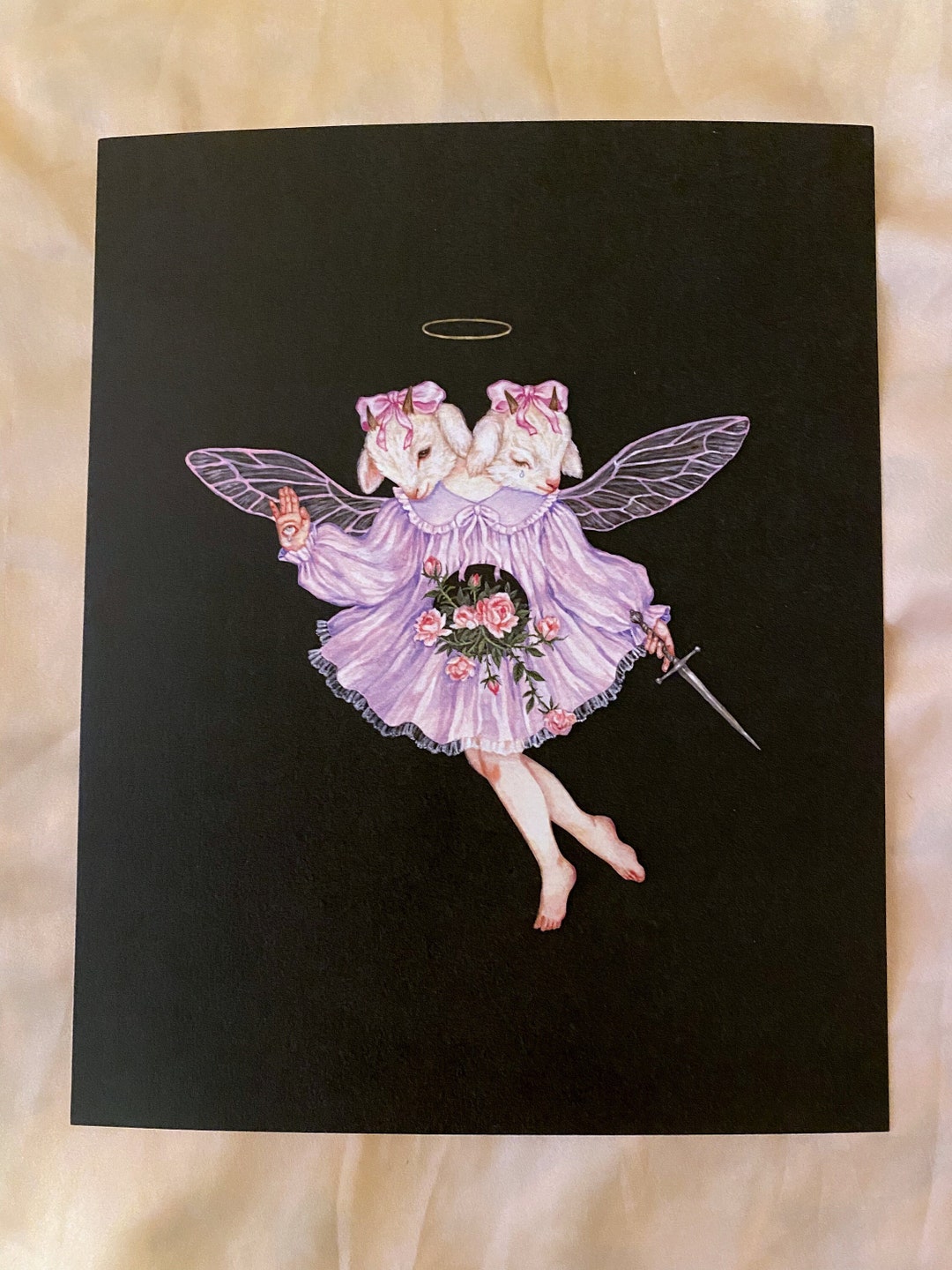 Two Headed Angel Print (8x10) - Etsy