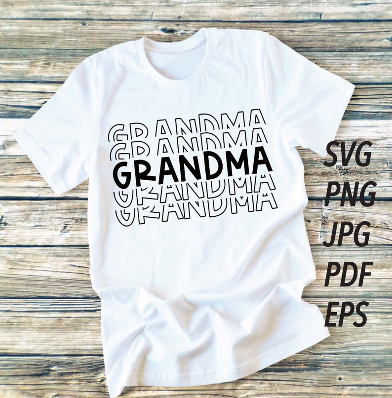 Svg Grandma Png Cut File For Cricut Silhouette Promoted To Etsy