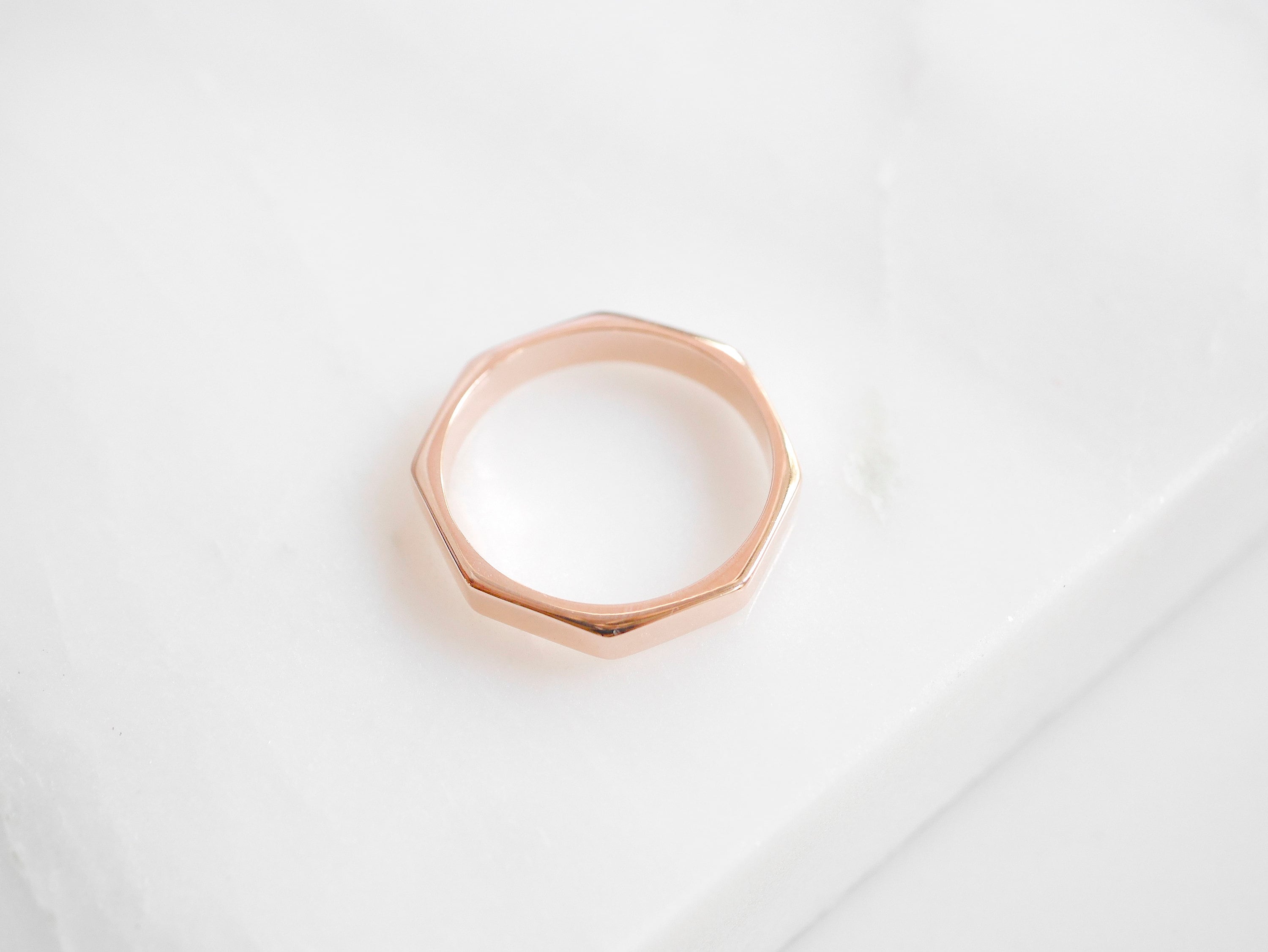 Hexagon Ring, Dainty Ring, Thumb Ring, Women Thumb Ring, Simple Ring ...