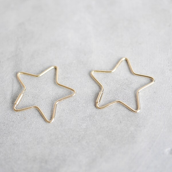 Star Earrings - Etsy