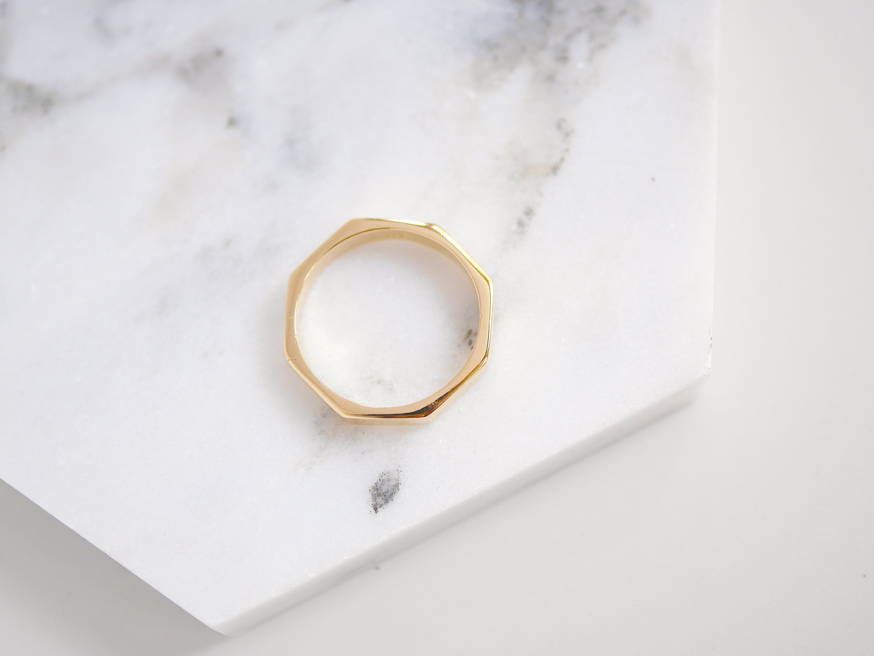 Hexagon Ring, Dainty Ring, Thumb Ring, Women Thumb Ring, Simple Ring ...