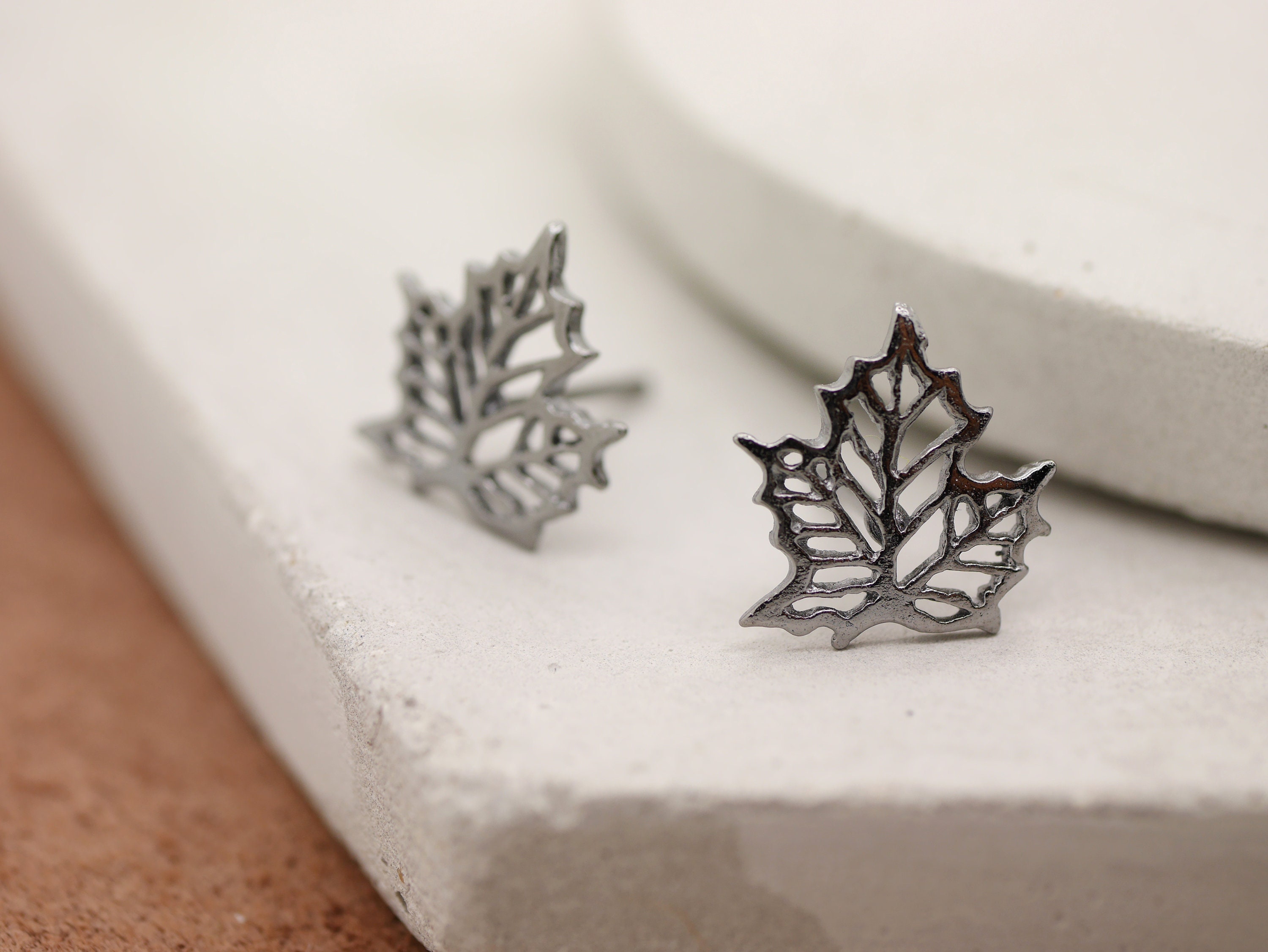 Maple Leaf Earrings Leaf Earrings Leaves Earrings Gold Leaf | Etsy