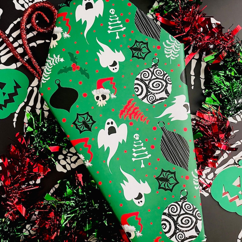 Spooky Wrapping Paper - Etsy