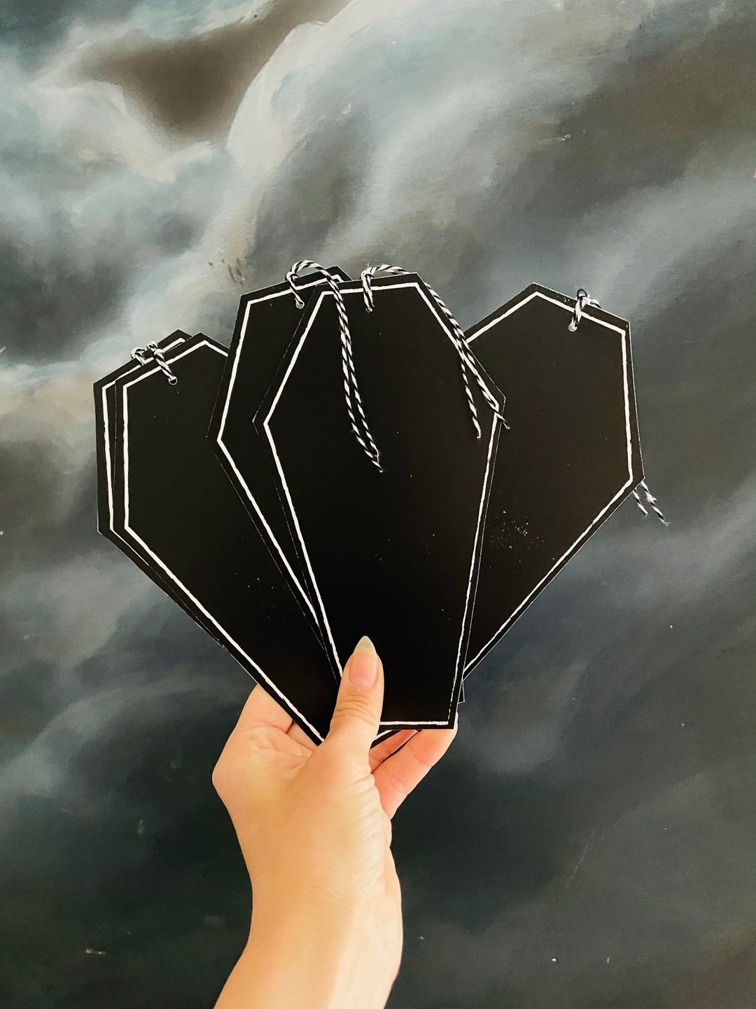 Coffin Gift Tags - Etsy