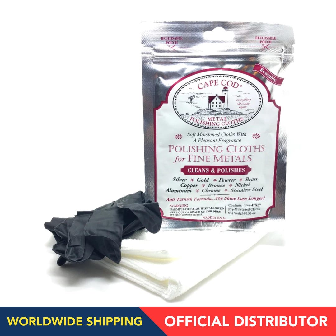 Cape Cod® Metal Polishing Cloths - Starter Kit (official Distributor ...