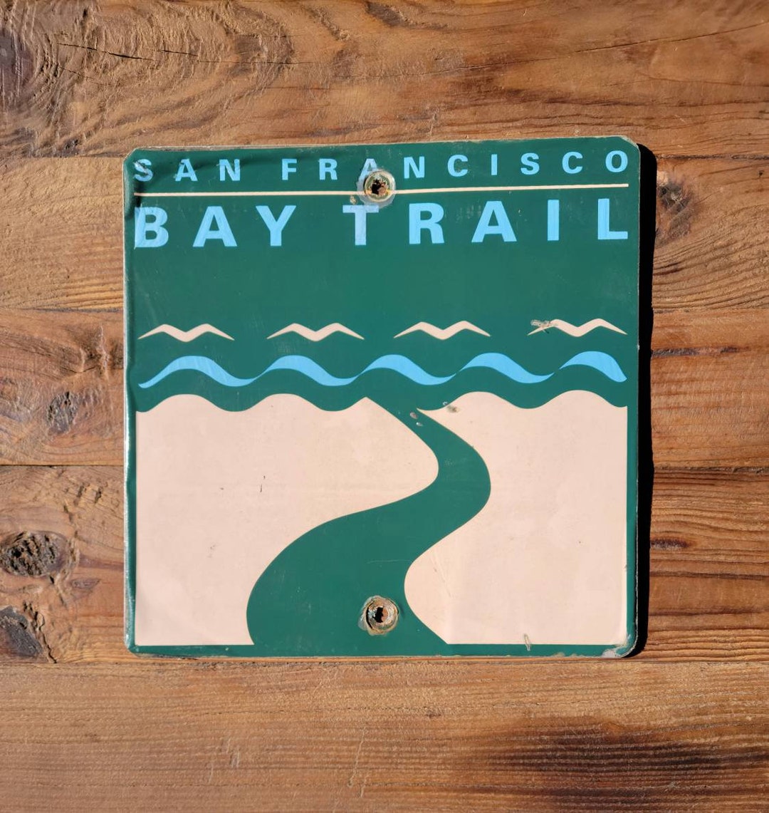 San Francisco California Bay Trail Sign - Etsy