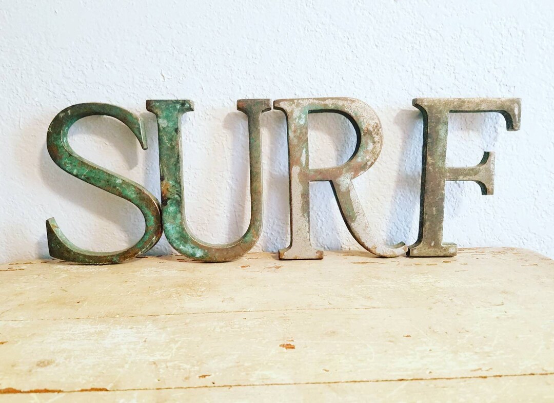 California Surfing Industrial Letters - Etsy