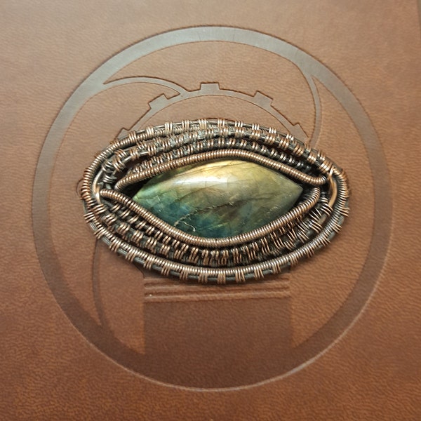 Wire Wrapped Brooch - Etsy