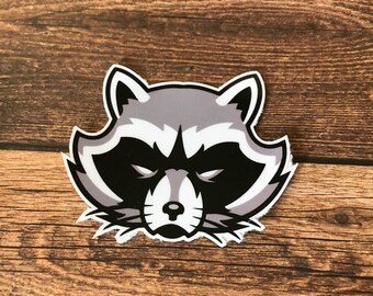 Rocket raccoon decal | Etsy