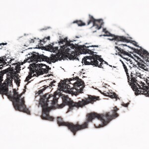 Custom Pet Stamp Self Inking-cat Dog Portrait Pre Inked Stamp ...
