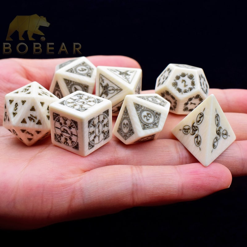 Bone Dice - Etsy