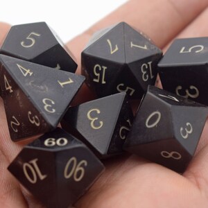 Medieval Bone Dice Set Dnd for Role Playing Games-dnd D and D Dice Set ...