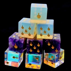 Dnd D and D D6 Dice Set-middle Finger Pips D6s-6 Side Dice-engraved ...